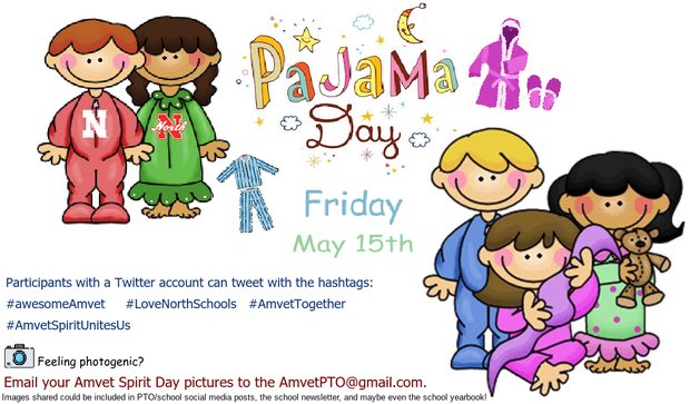 School Pajama Day Flyer