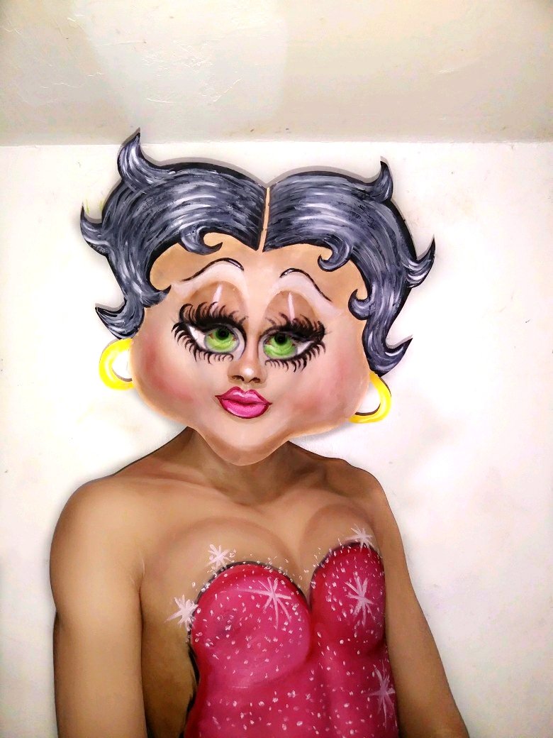 Betty Boop Makeup