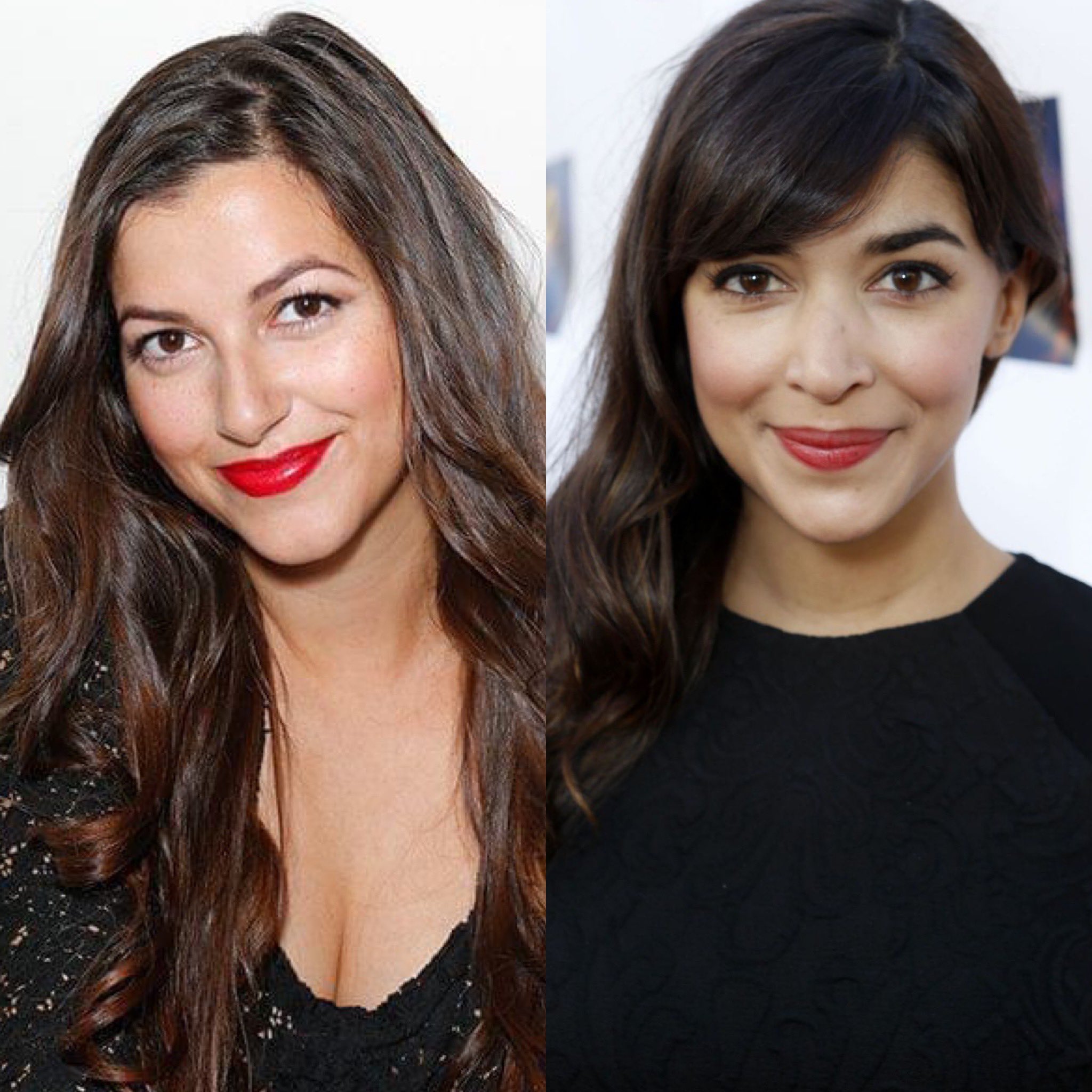 Hannah Simone Without Bangs