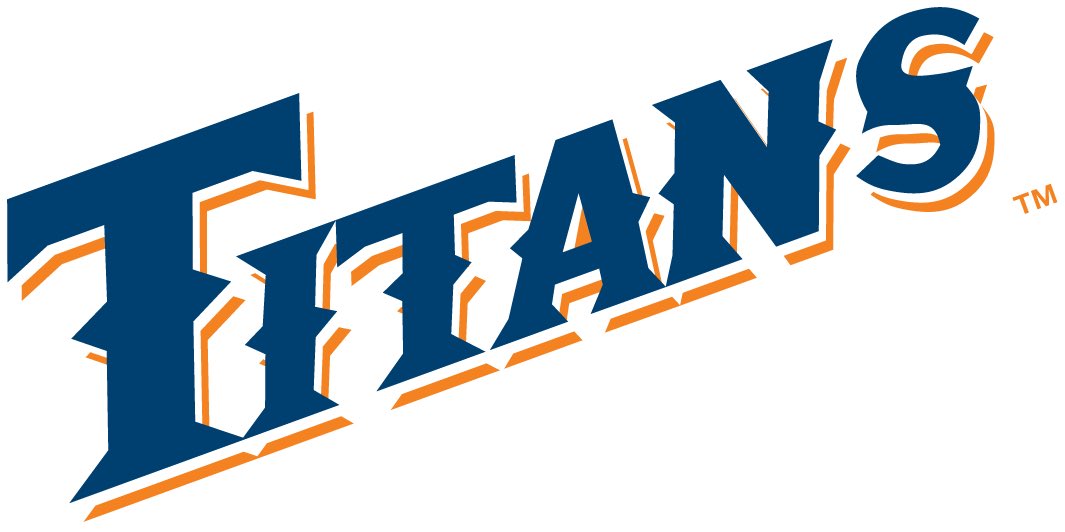 Titans Baseball Logo Vector