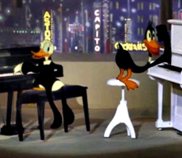 Donald Duck And Daffy Duck Walt Disney Scrooge Gold Ducks Gled See New
