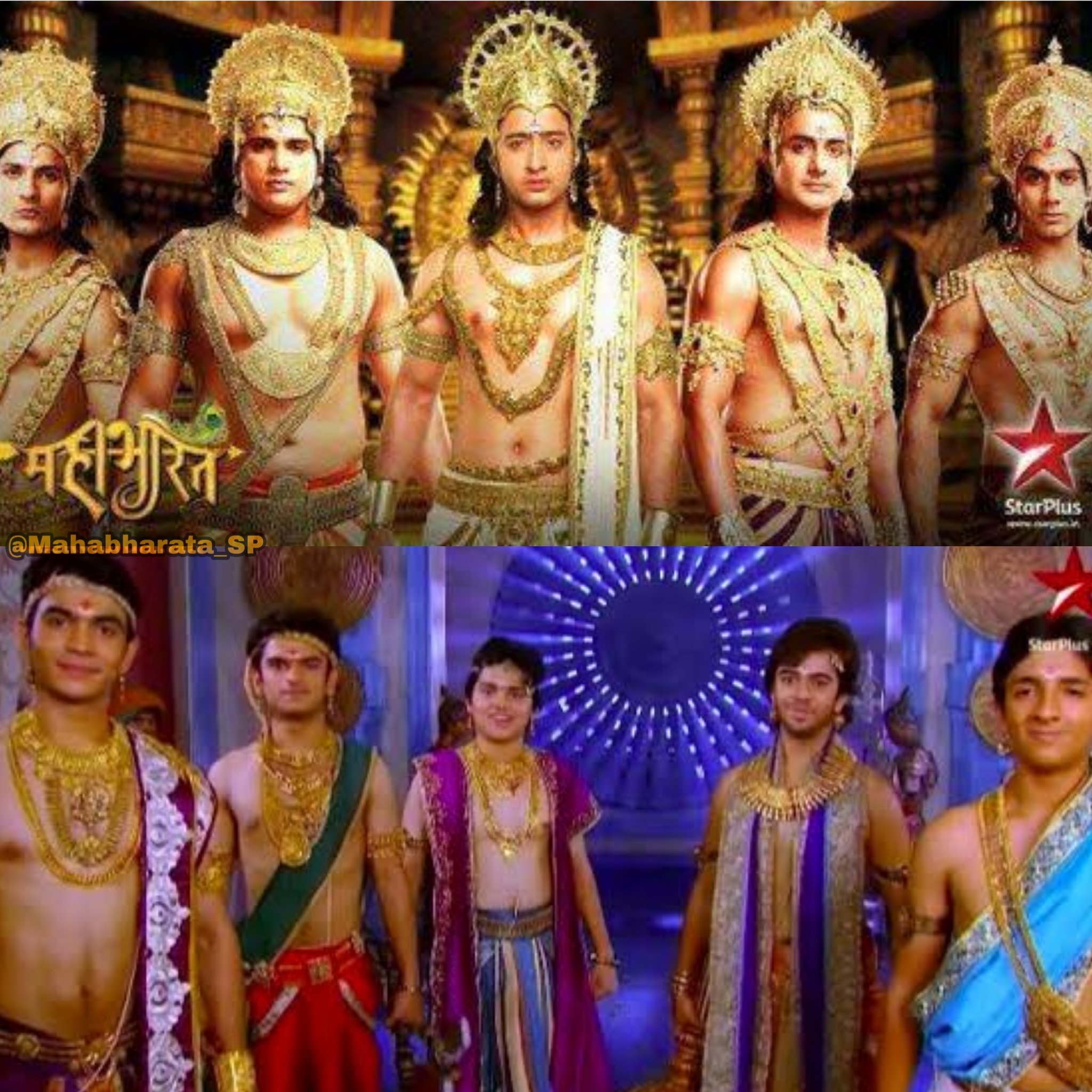 Mahabharat Star Plus Pandavas With Draupadi Draupadi X Pandavas