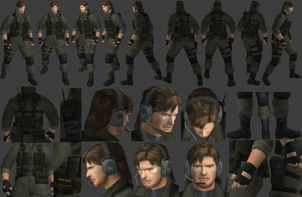 Solid Snake | MGS2 Sons Of Liberty | "iroquois pliskin" outfit | 1.8 ...