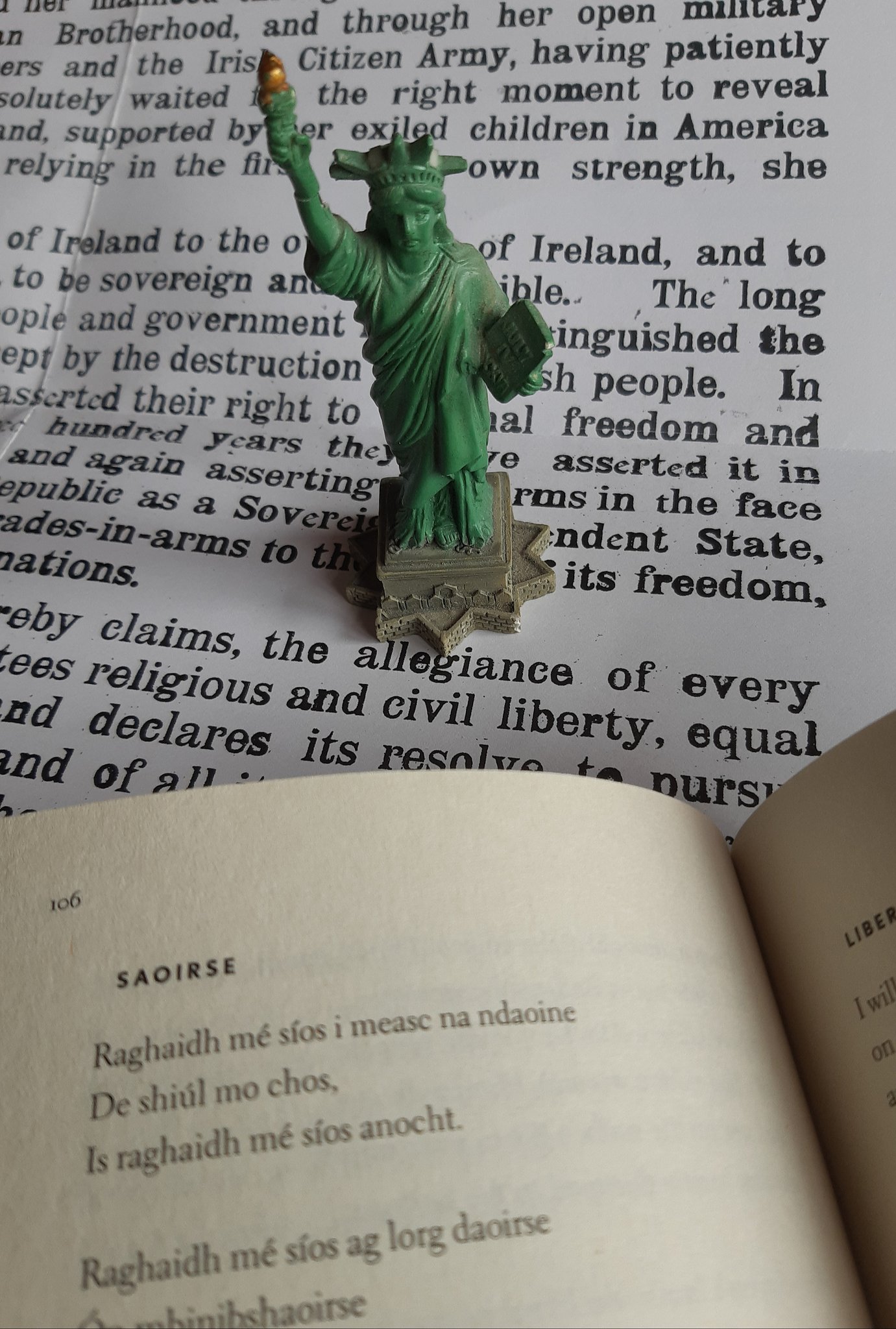 Statue Of Liberty Book Words