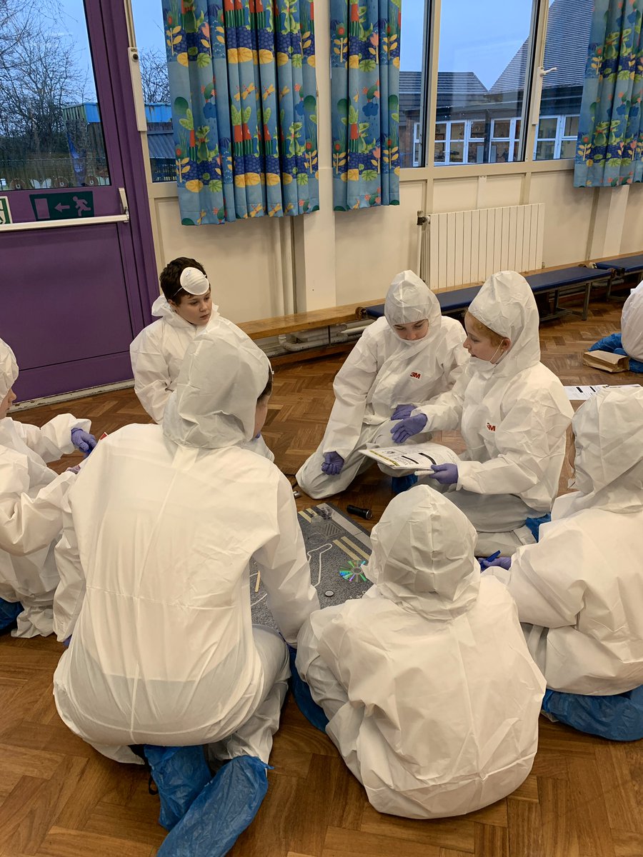 Teaching the children about Forensic Science. A fun day for all! # ...