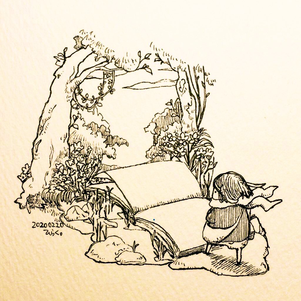 「5/9: おいしいパン作ろう。 Let's make delicious bread. #Pavot #ペン画 」ひらく🐑COMITIA148:て41abの漫画