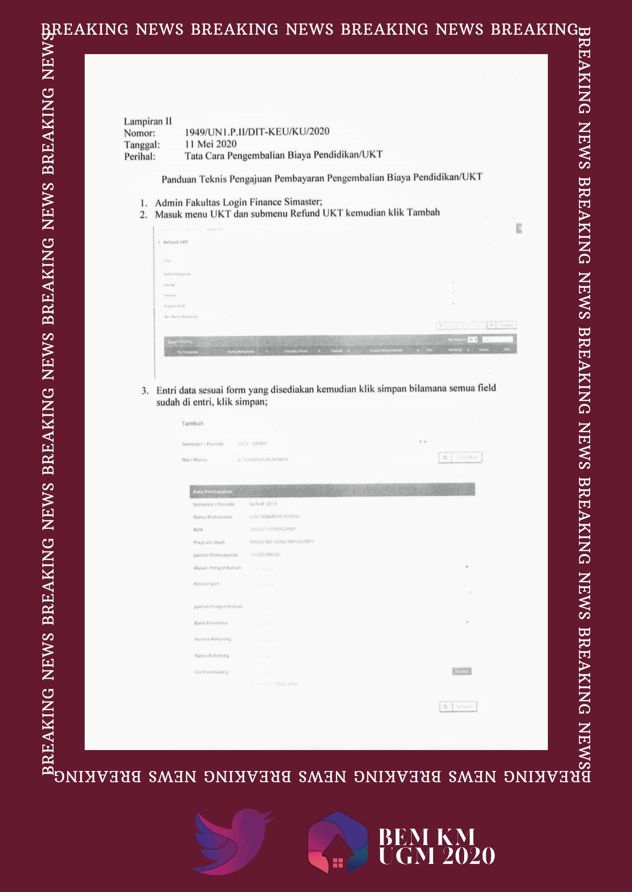 Adkesma BEM KM UGM on Twitter: "[BREAKING NEWS!] Buat temen2 yang masih bingung dan surprised ...