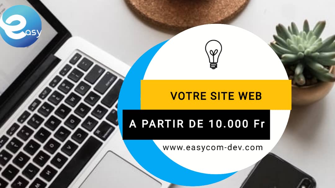 Easycom on Twitter: "Votre site web à partir de 10.000 fr CFA. Oui c'est désormais possible ...