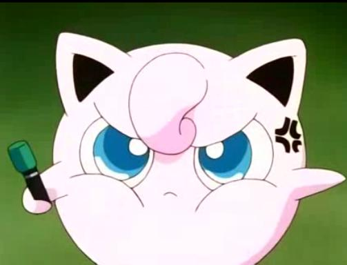 Jigglypuff Angry Face