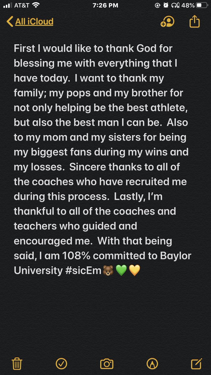 2021 3* WR Elijah Bean commits to Baylor : r/CFB