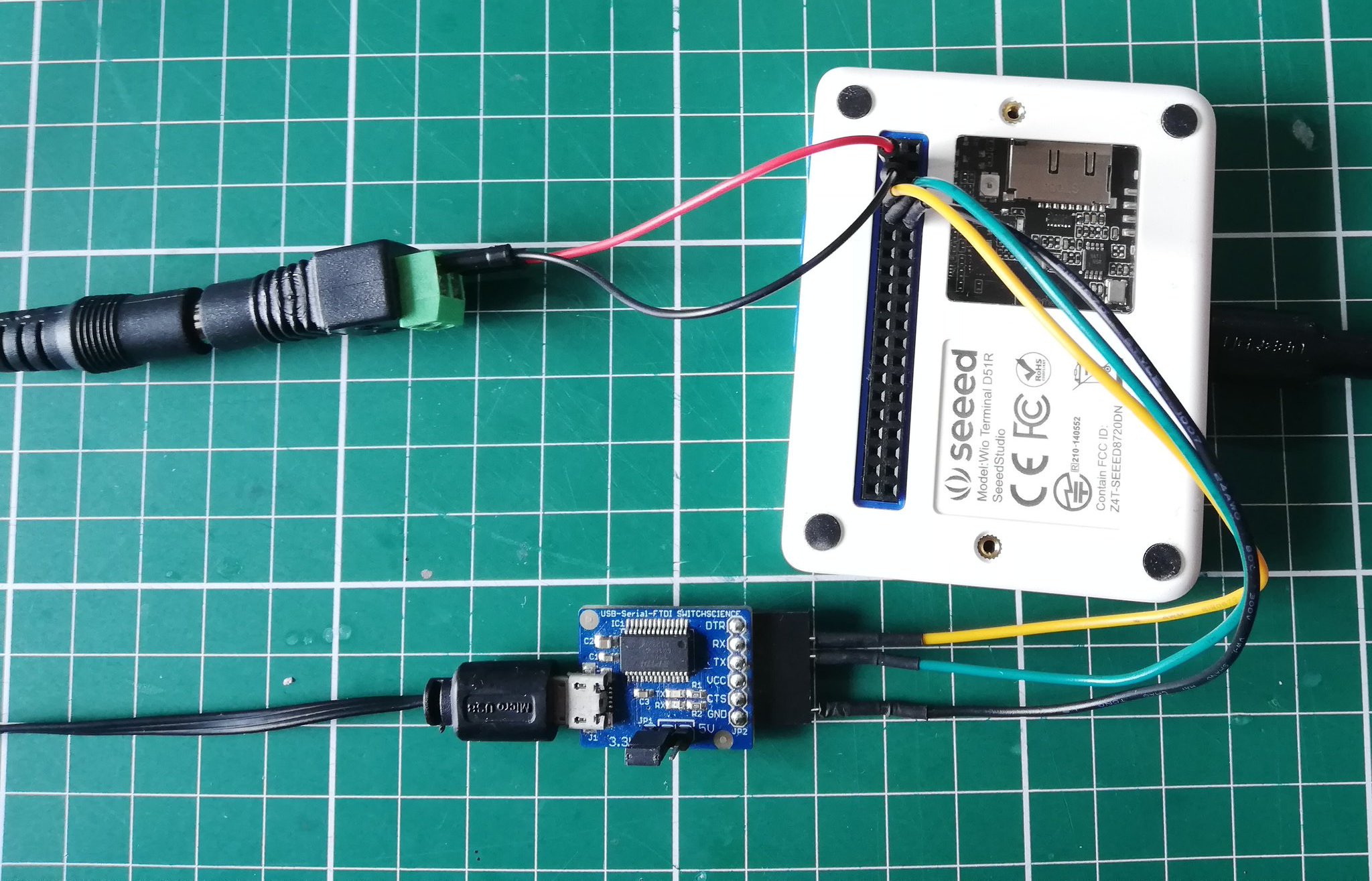 HomeMadeGarbage on Twitter: "USB Host機能使用時の給電は後ろの40ピンコレクタの5Vから リシアルモニタはUSBシリアル変換モジュールをTDX/RDXに接続 ...