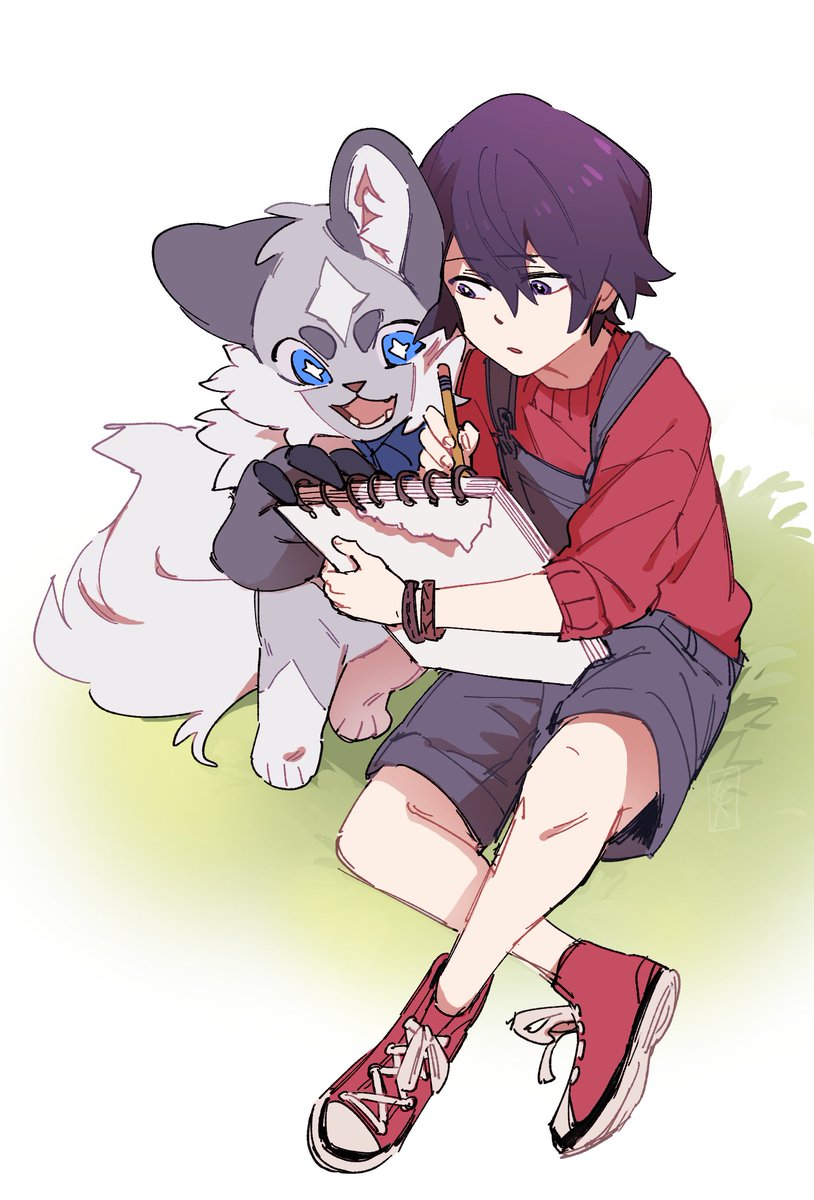 「OCs Sirius & Rio from my heavily d」|Kaburionのイラスト