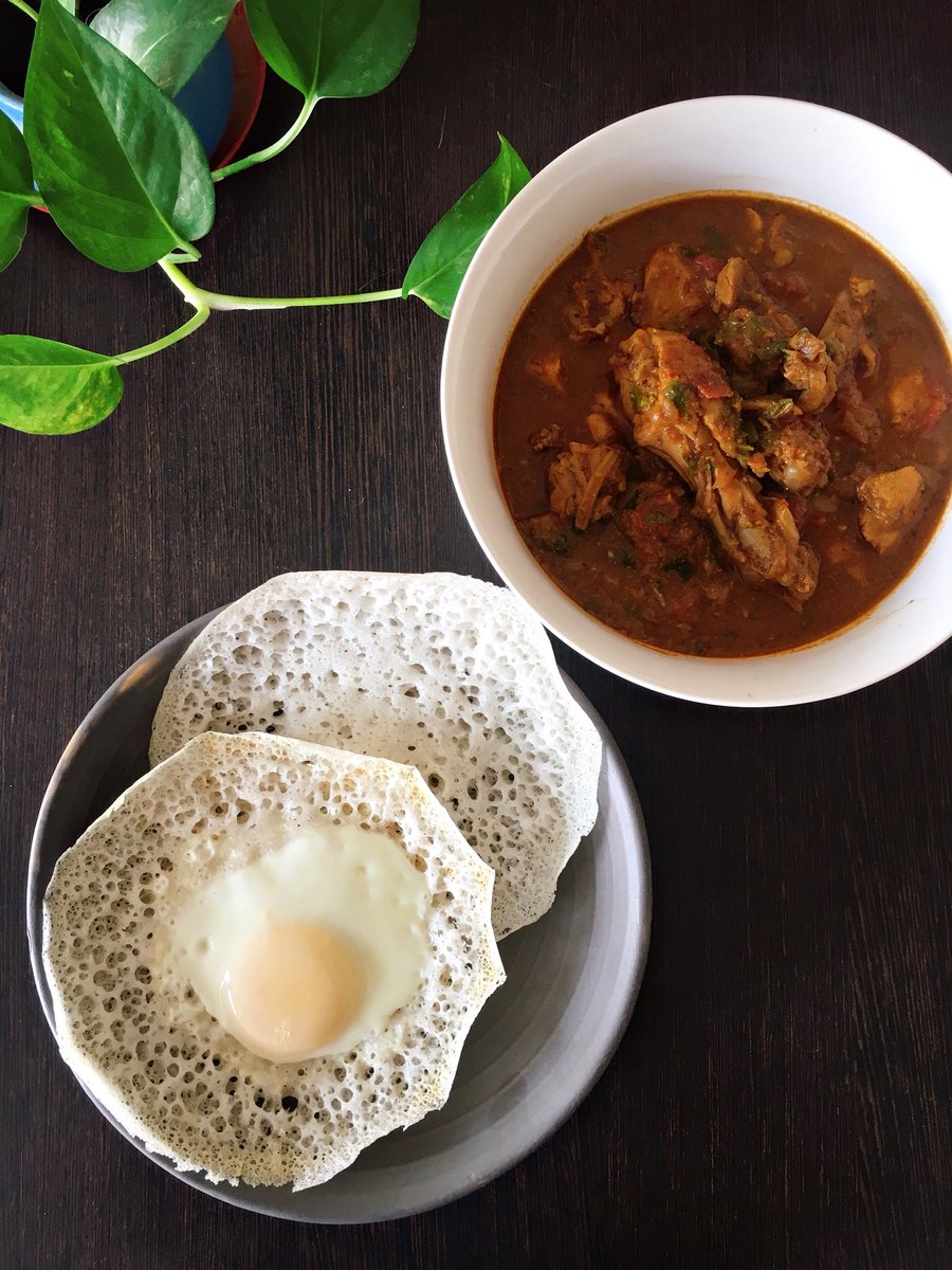 Appam Chicken Curry