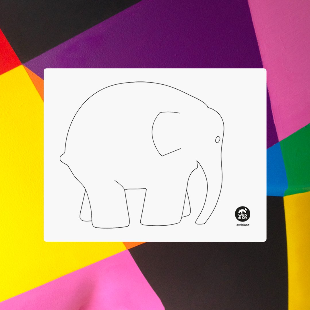 Elmer The Elephant Template Puzzle Elmer Incredible The Elephant Grace