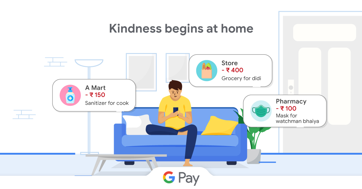 Google Pay India on Twitter: "A little more kindness. A lot more ️ #HelpYourHelp https://t.co ...