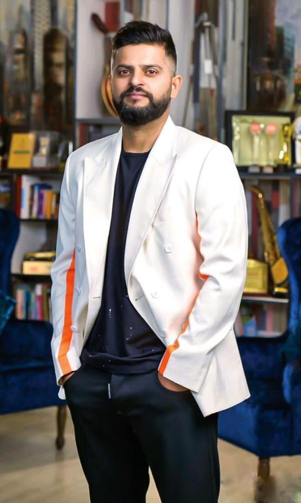 Suresh Raina In Suit
