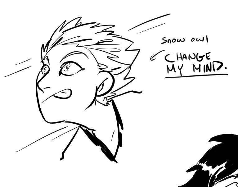「Tryna draw the haikyuu bois w hairs that is a STRUGGLE for m」rue の漫画