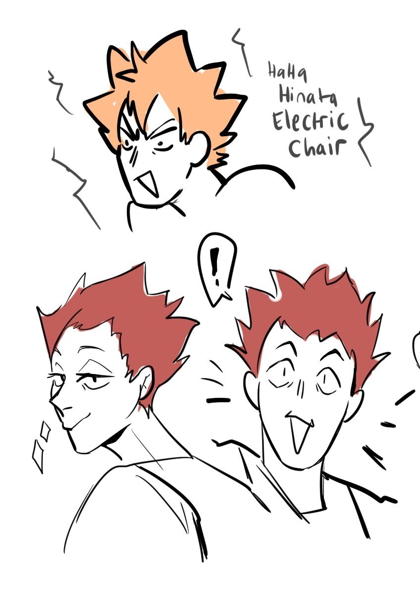 「Tryna draw the haikyuu bois w hairs that is a STRUGGLE for m」rue の漫画