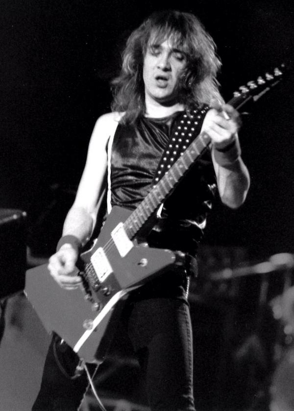 Adrian Smith 80s Adrian Smith And Project Iron Maiden Guitarist Singer