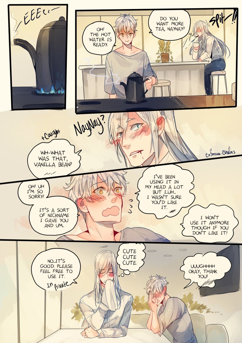 「A little comic with these two! :D I forgot that I haven't p」CrimsonChains ♡Katsucon C10♡の漫画