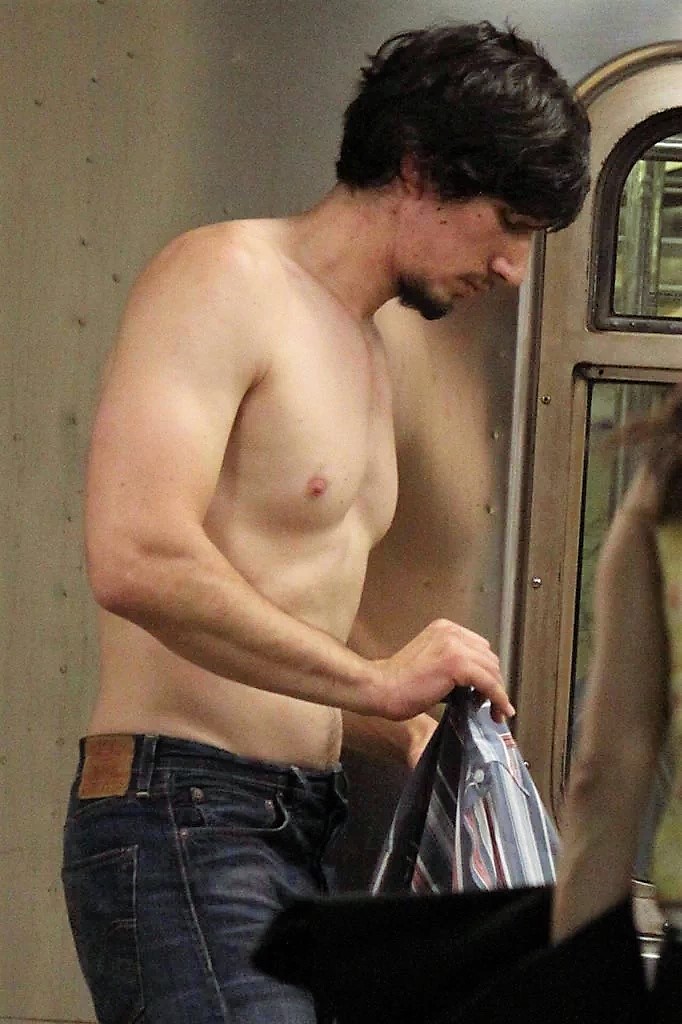 Adam Driver Shirtless