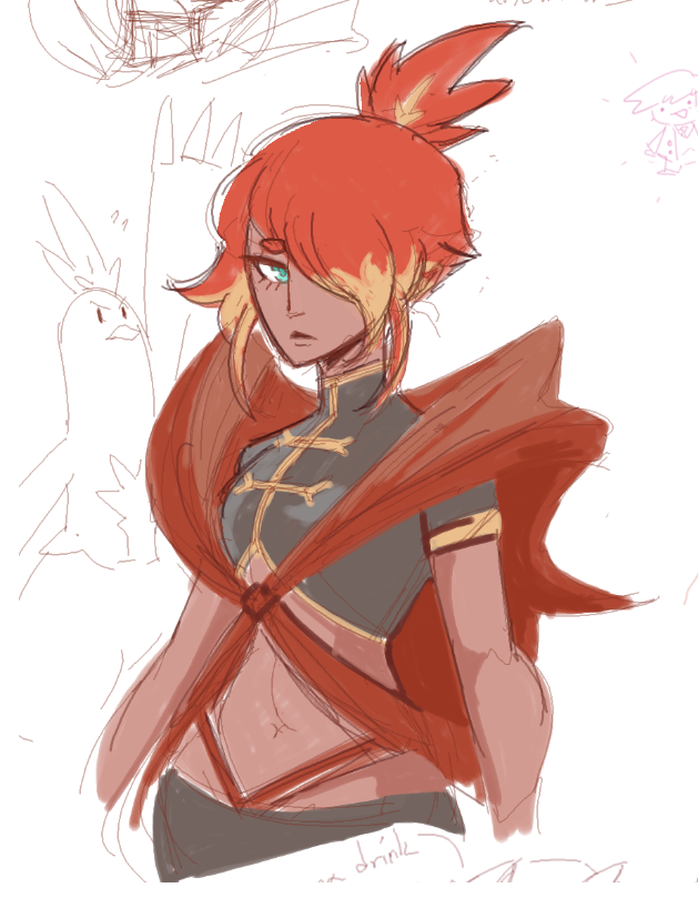 「doodled some date what ifs ft acau chihaya and ohya 」ScruffyTurtlesの漫画