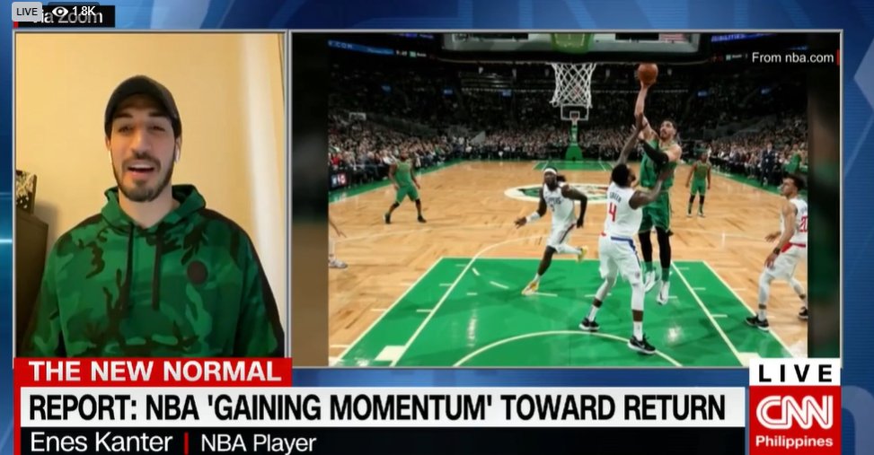 CNN Philippines on Twitter: "Boston Celtics center @EnesKanter: In two hours, our governor will ...