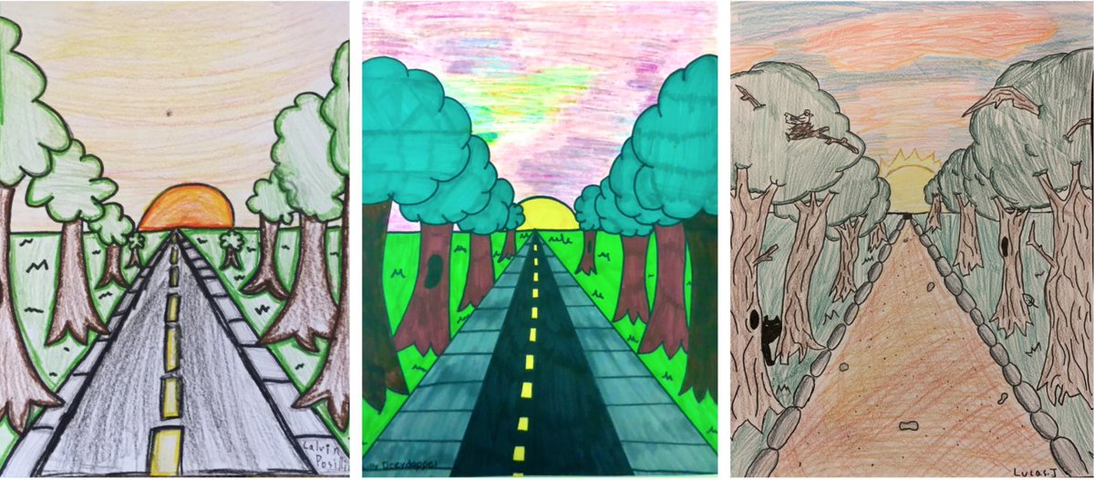 Vanishing Point Drawing Landscape