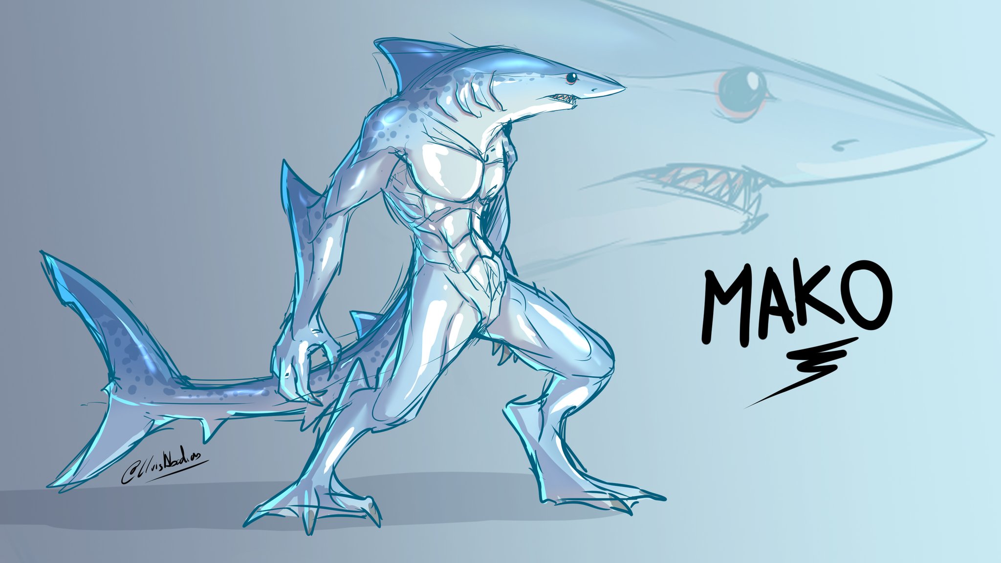 Anthropomorphic Shark