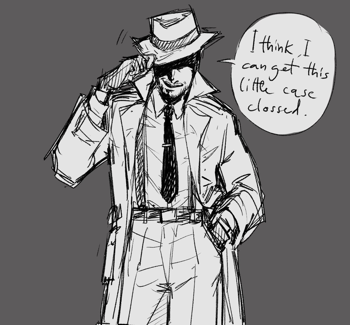 「Best crime solver of all time, Detective O'Reilly on the cas」Slightly ...