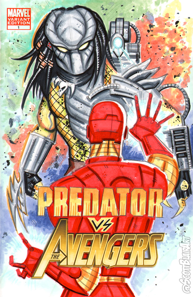 Predator Vs Iron Man