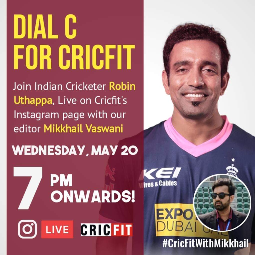 Robin Uthappa Hair