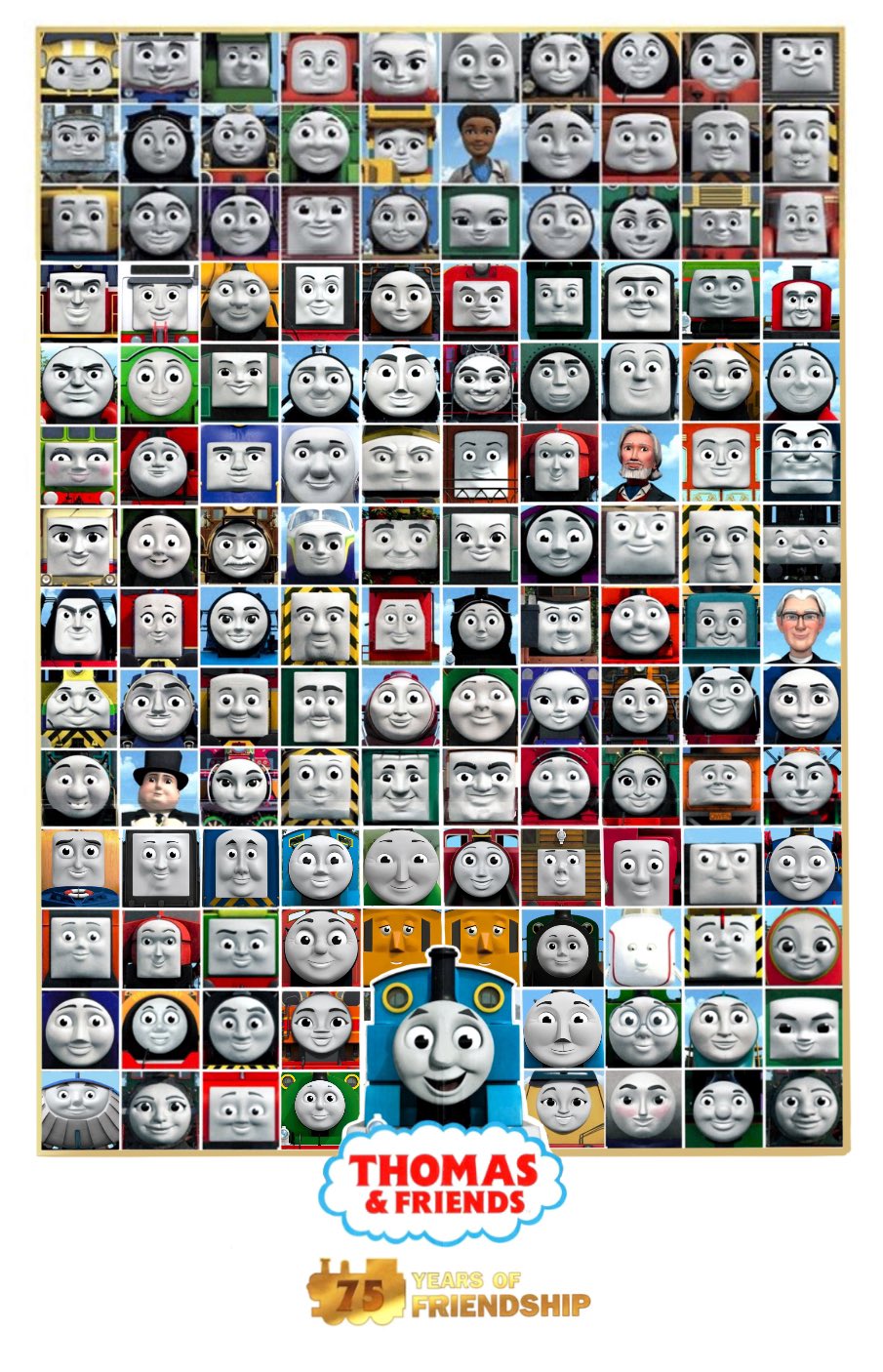 Thomas And Friends Characters Poster