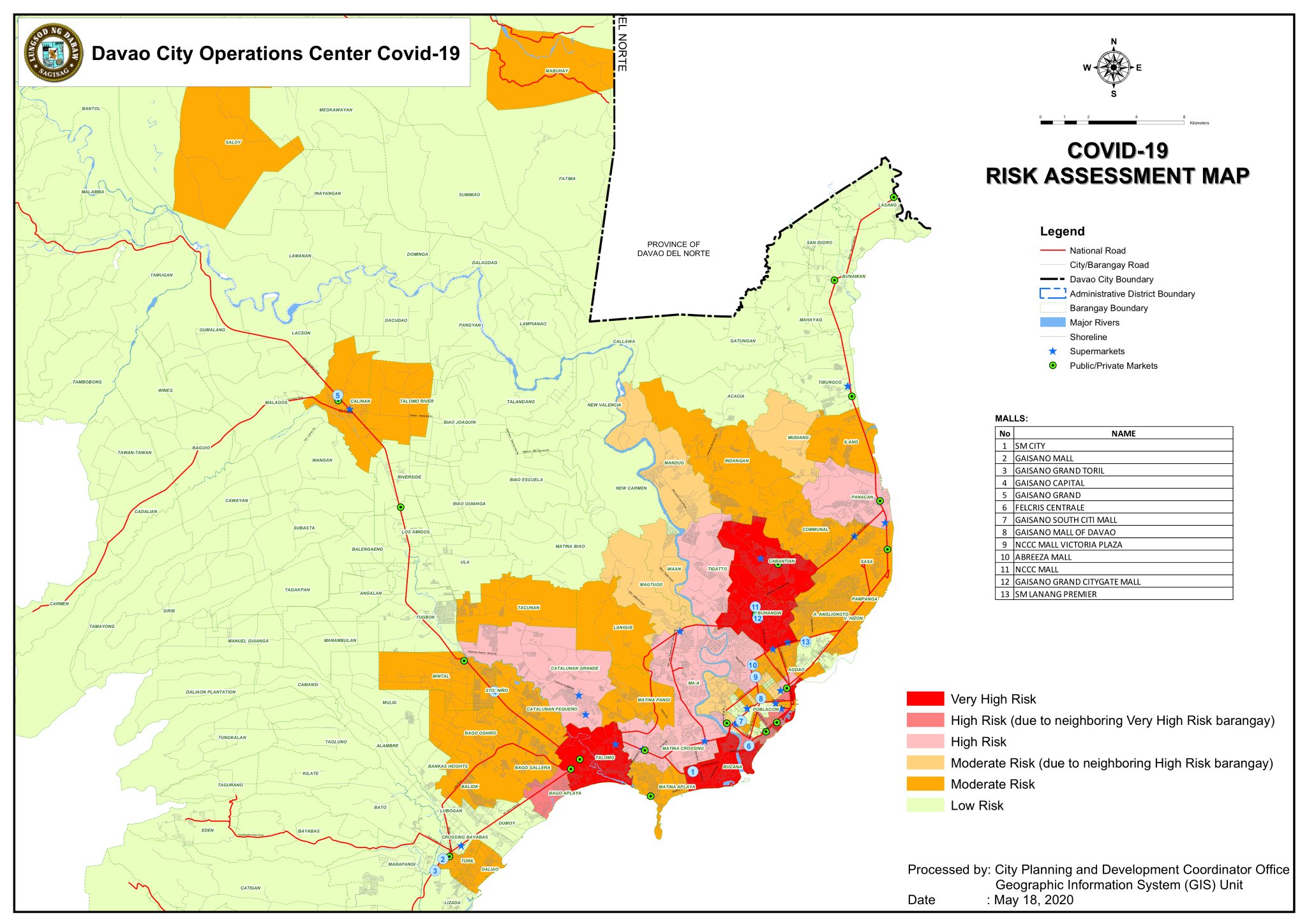 Davao City Proper Map