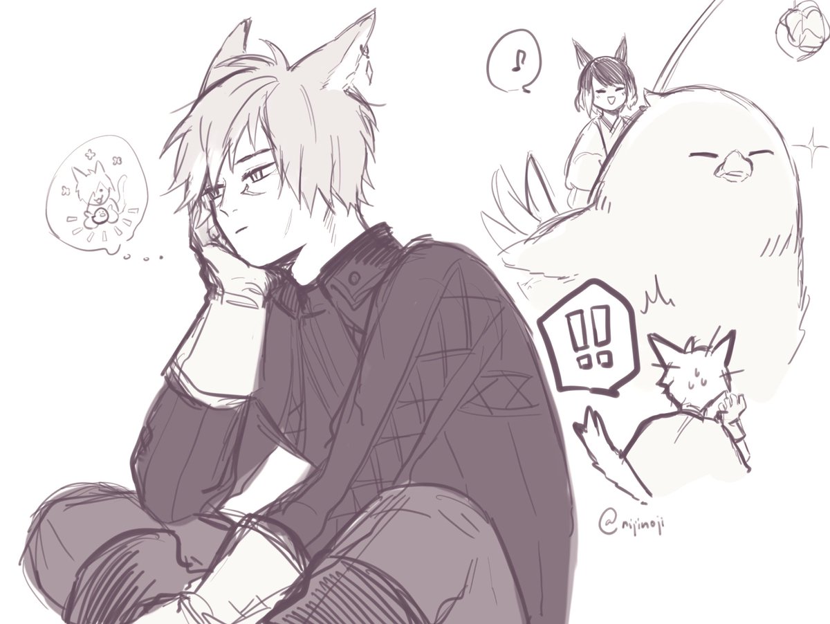 「Chick,,,, smol....??¿¿ #ffxiv 」2G net 🌱の漫画