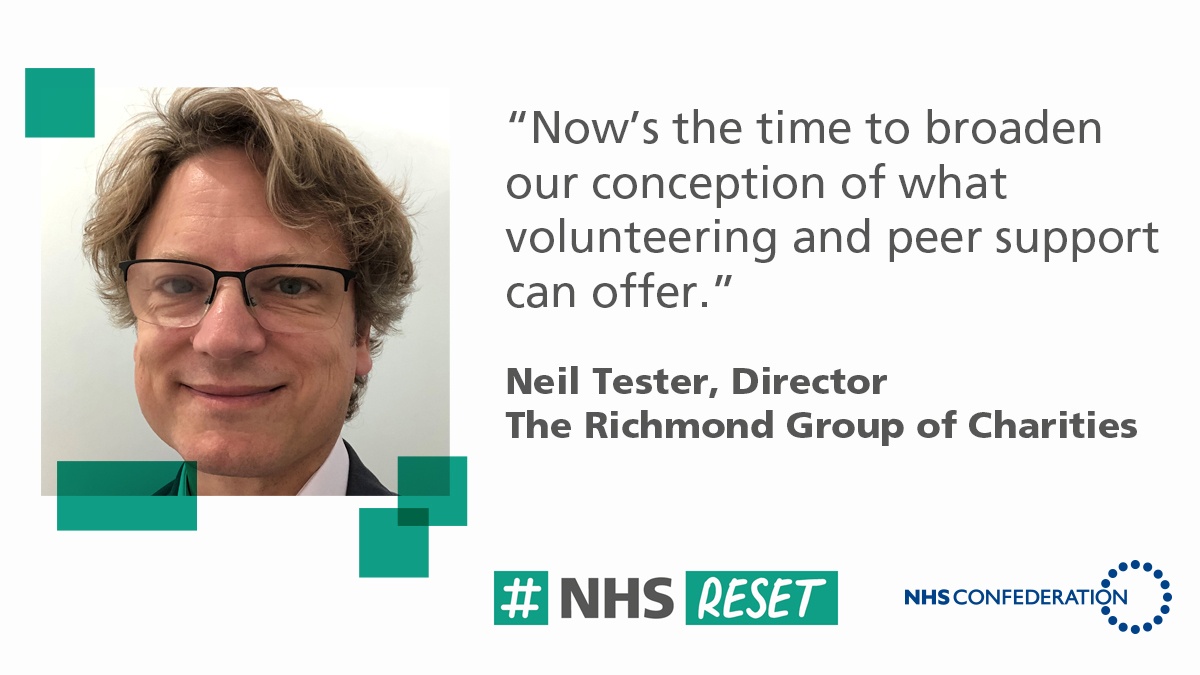 Health and care charities are a valuable asset for NHSReset. Find out ...