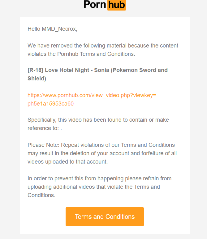 ♪MMD//Necrox on Twitter: "PornHub removing standard adult videos?😅 Video: https://t.co ...