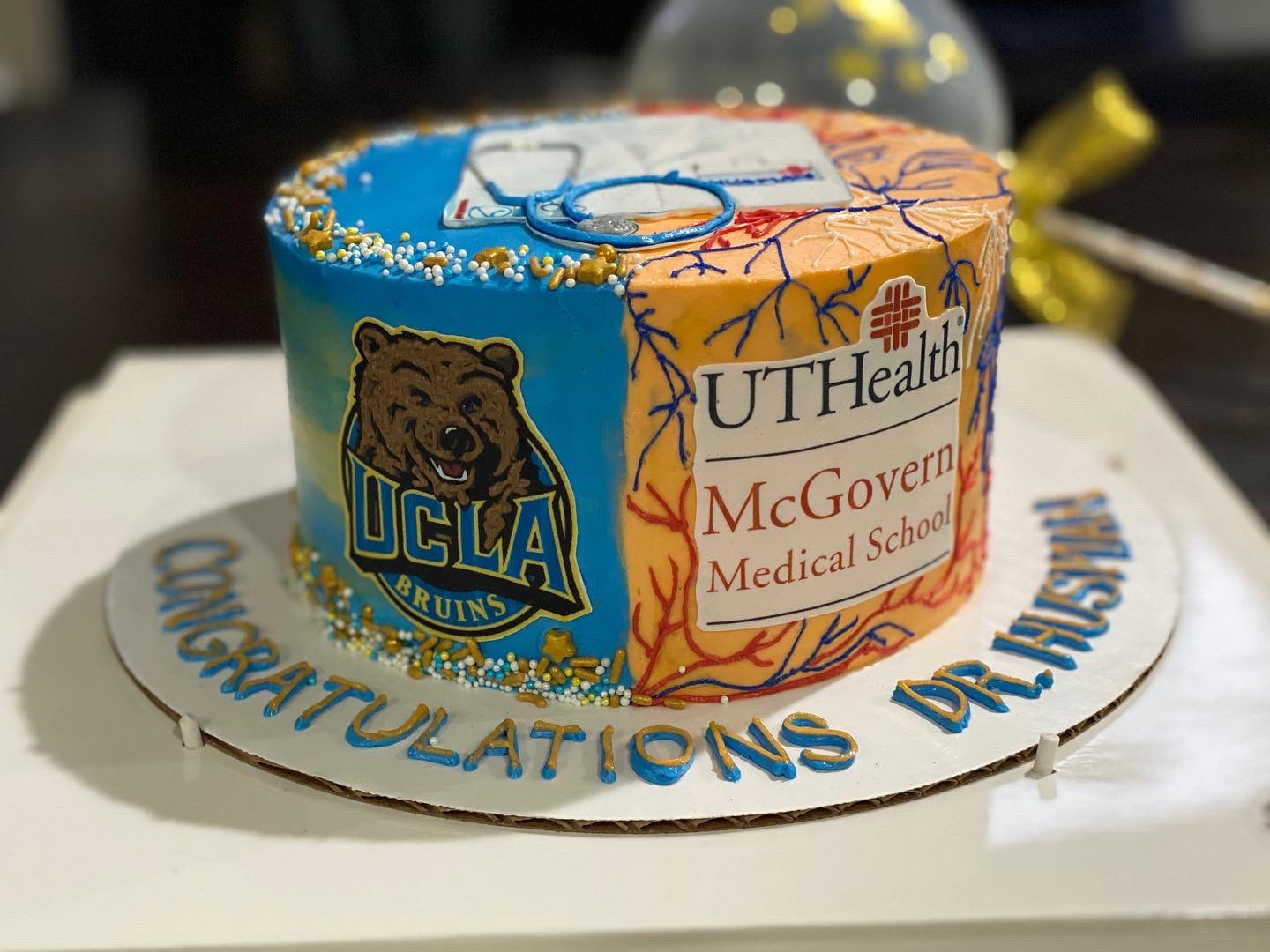 Medical School Graduation Cake