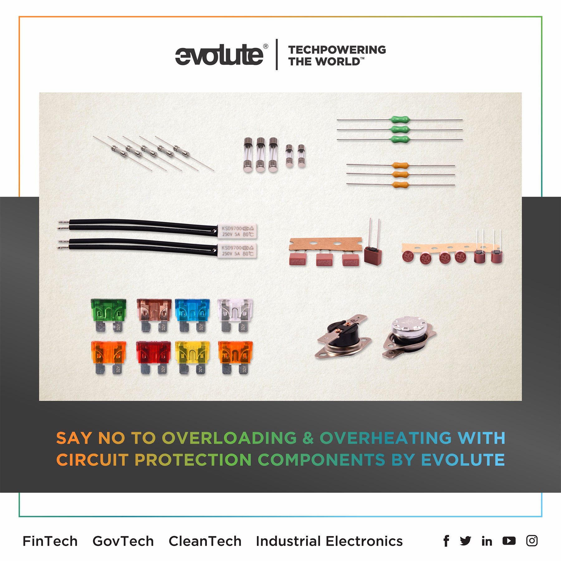 Evolute Group on Twitter: "You can safeguard your #electroniccomponents by Evolute's efficient # ...