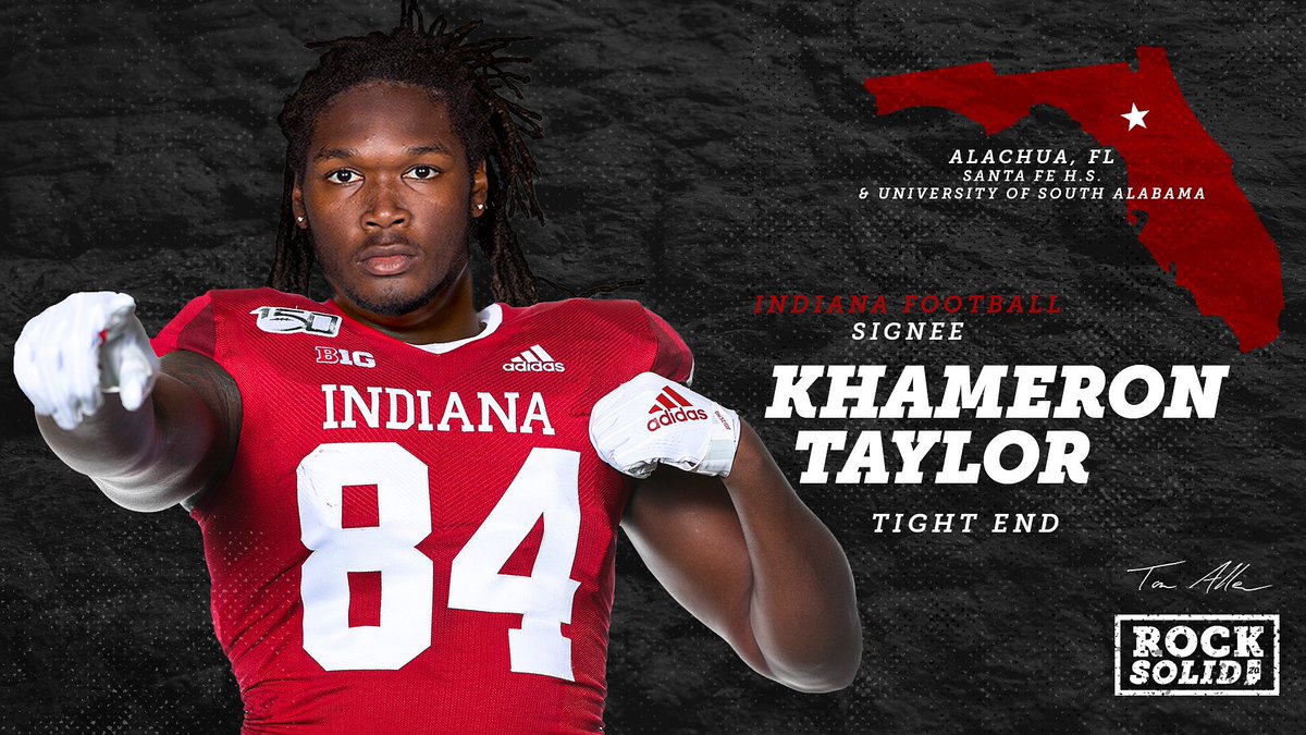 South Alabama TE Khameron Taylor grad transfers to Indiana : r/CFB