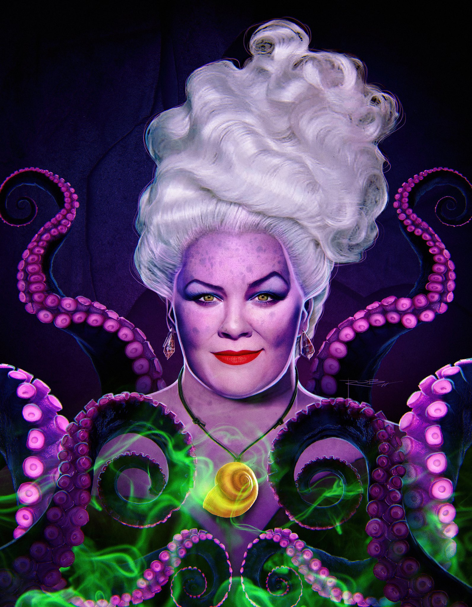 The Little Mermaid Concept Art Ursula