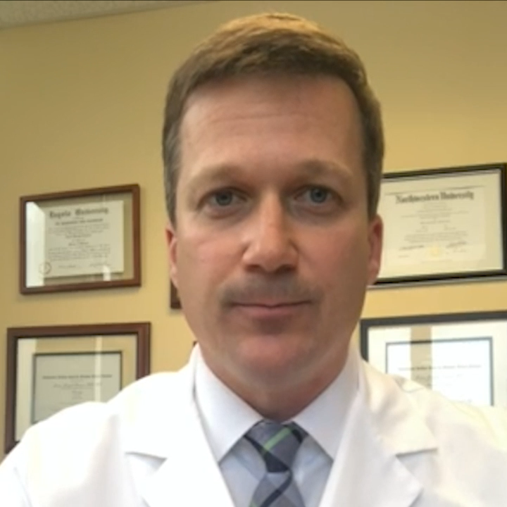 "Hospitals are a safe place to come," says James Conners, MD, stroke ...