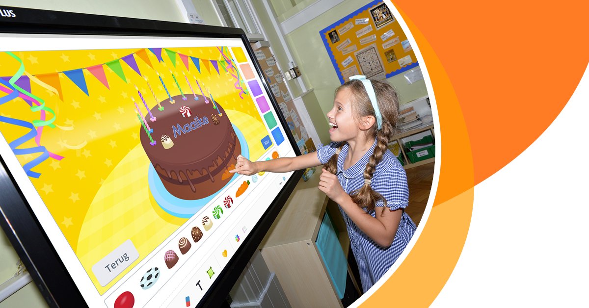 Gynzy Taart Verjaardag Digitaal Schoolbord Digibord