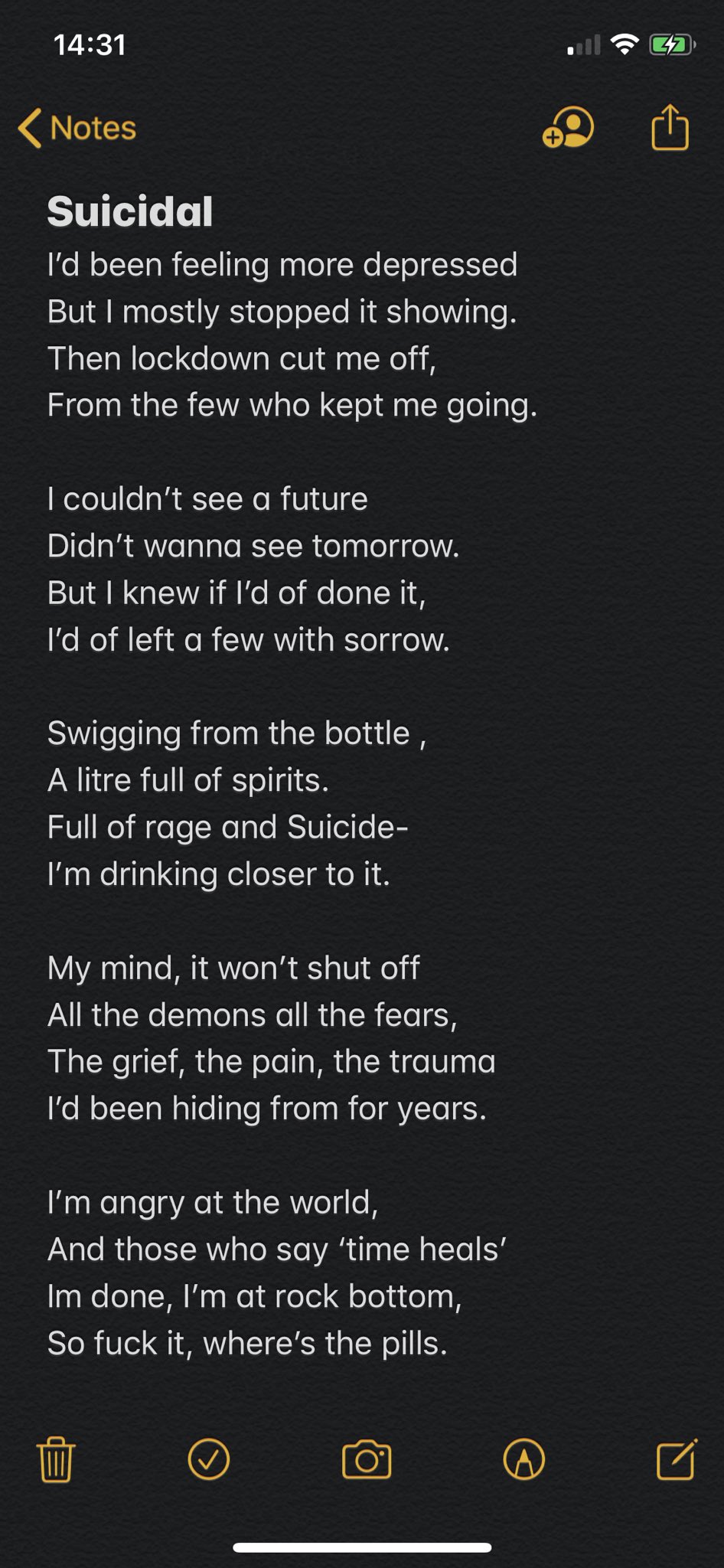 Depressing Rock Quotes