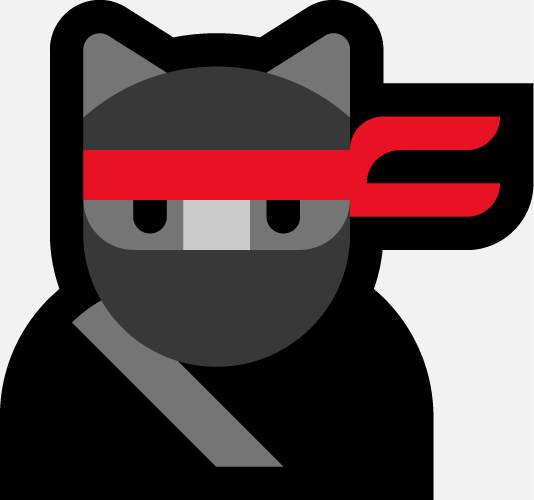Ninja Cat Microsoft Sticker