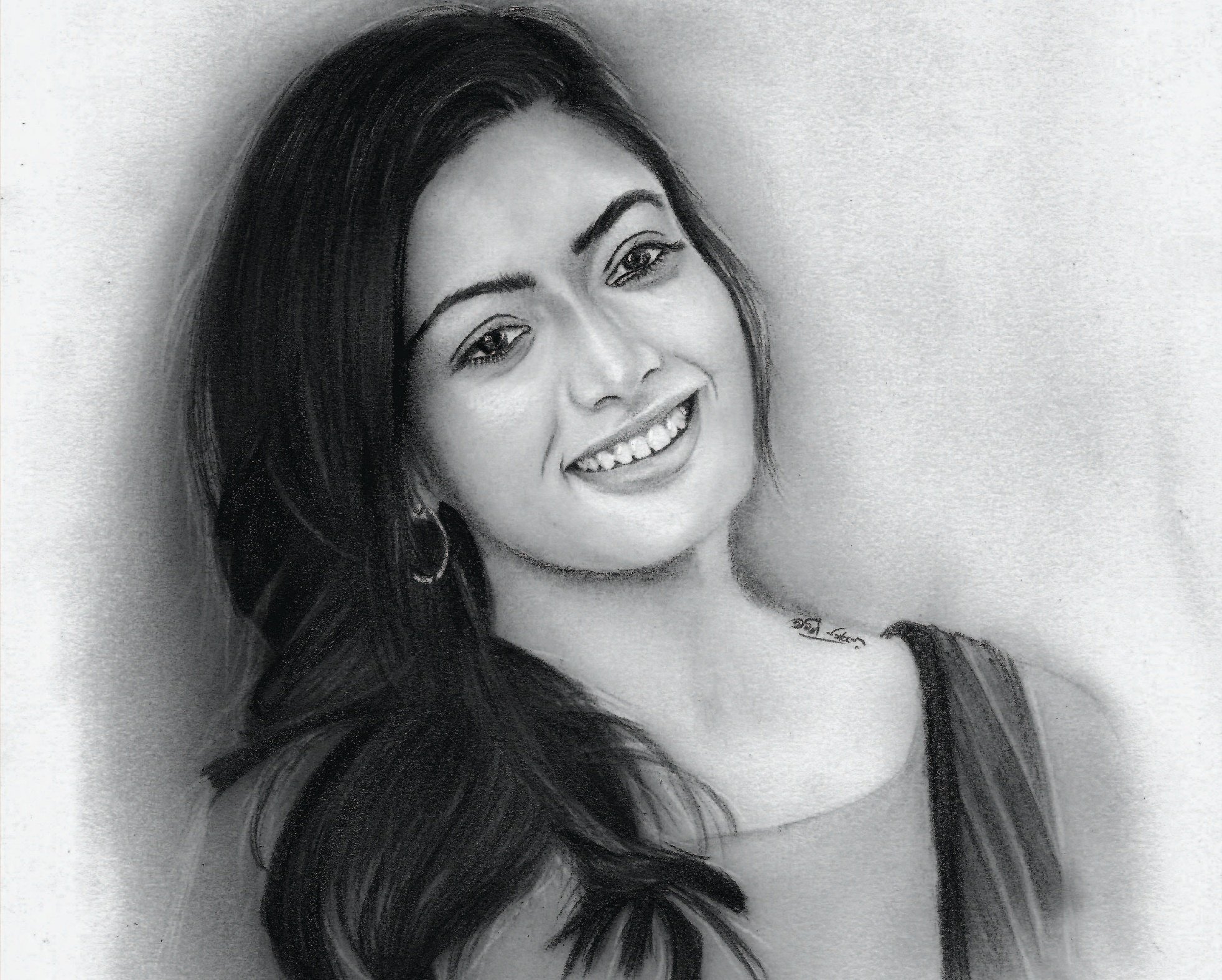 Realistic Portrait Drawing Pencil