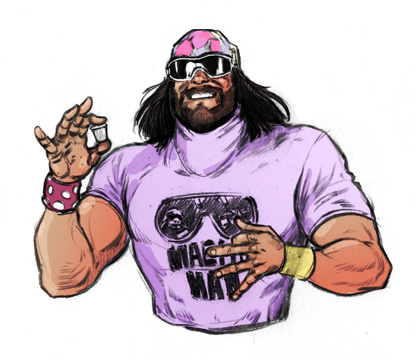 Macho Man Animated