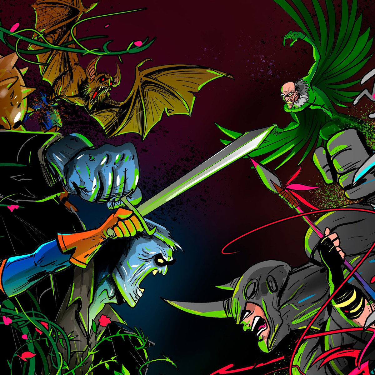 The Lizard Vs Man Bat