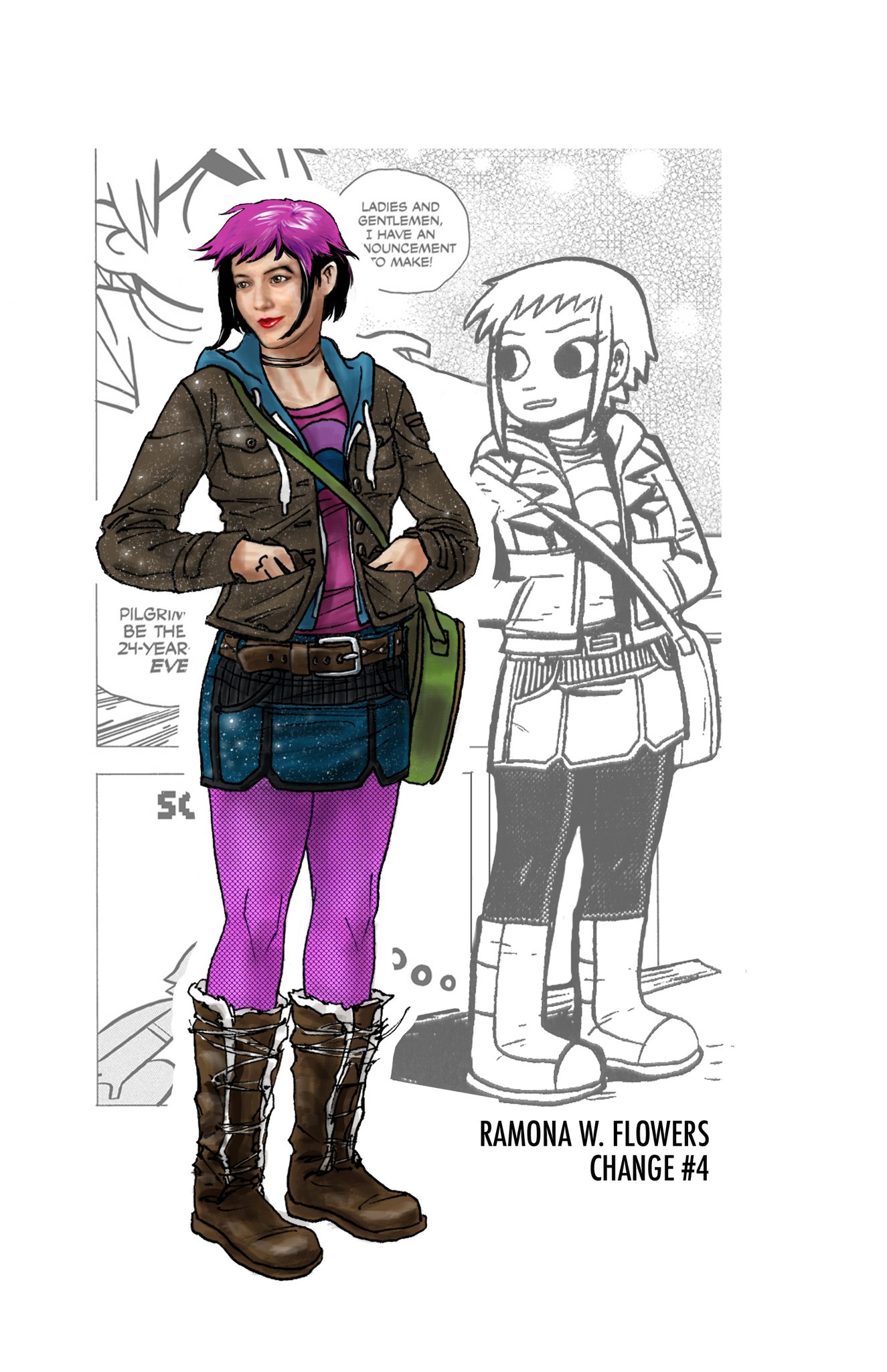 Ramona Flowers Outfits Comic How To Draw Ramona Flowers: Full Body,