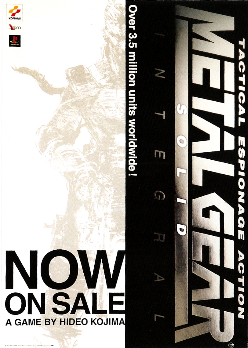Cool Box Art on Twitter: "Metal Gear Solid: Integral (Promo poster) / Promotional material ...